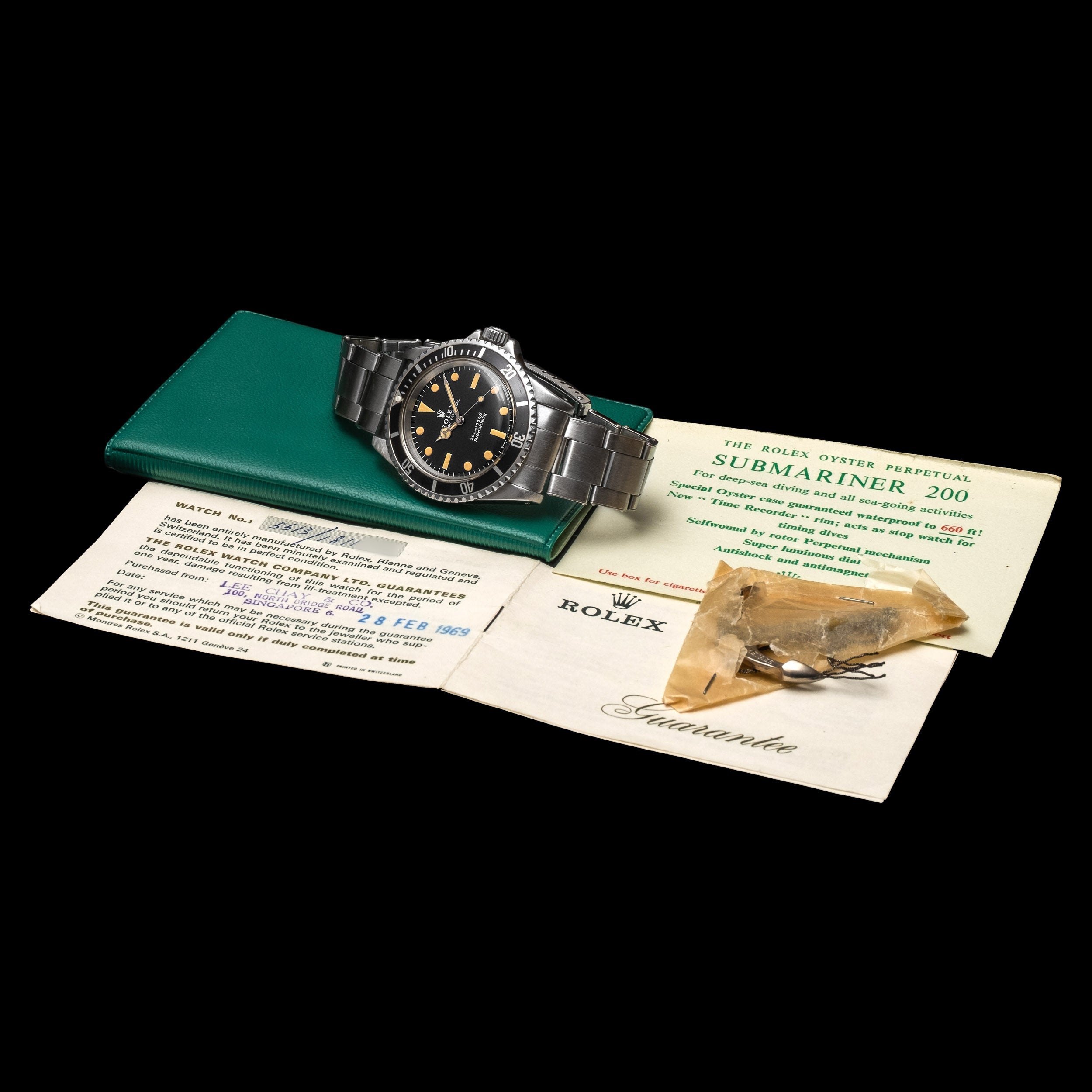 The Full set Meter first Submariner ref. 5513 – Corrado Mattarelli